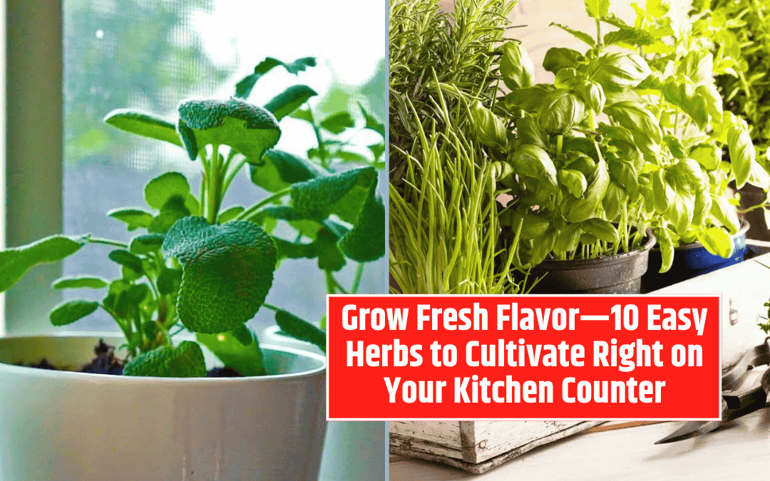 Grow Fresh Flavor—10 Easy Herbs to Cultivate Right on Your Kitchen Counter