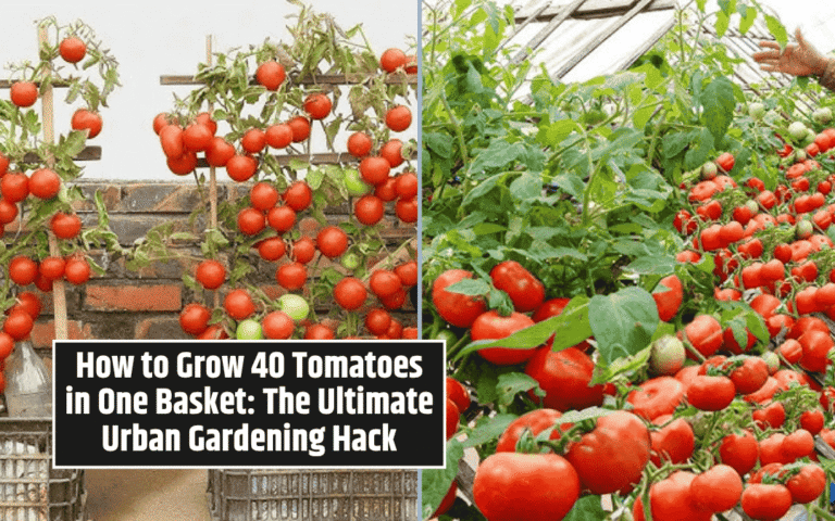 How to Grow 40 Tomatoes in One Basket: The Ultimate Urban Gardening Hack