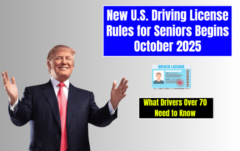 New U.S. Driving License Rules for Seniors Begins October 2025 ...