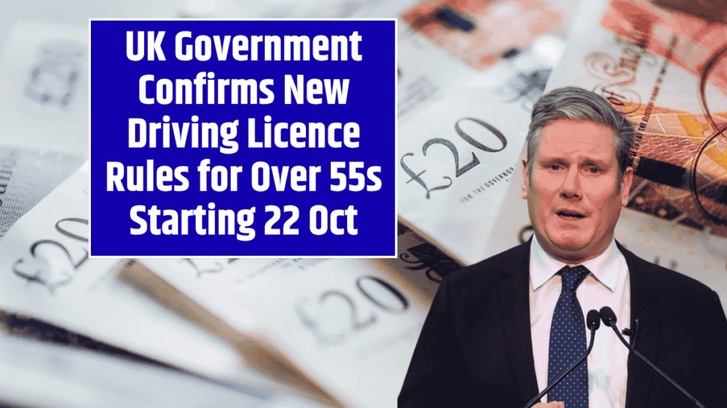 UK Government Confirms New Driving Licence Rules for Over 55s Starting ...
